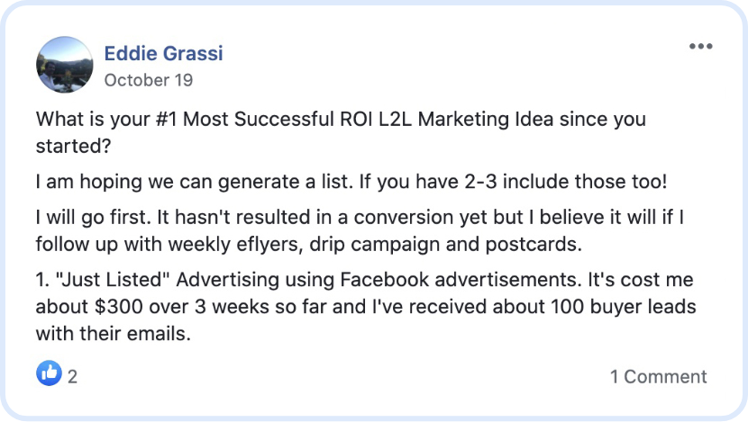 Facebook & Google Ads For Buyers & Sellers